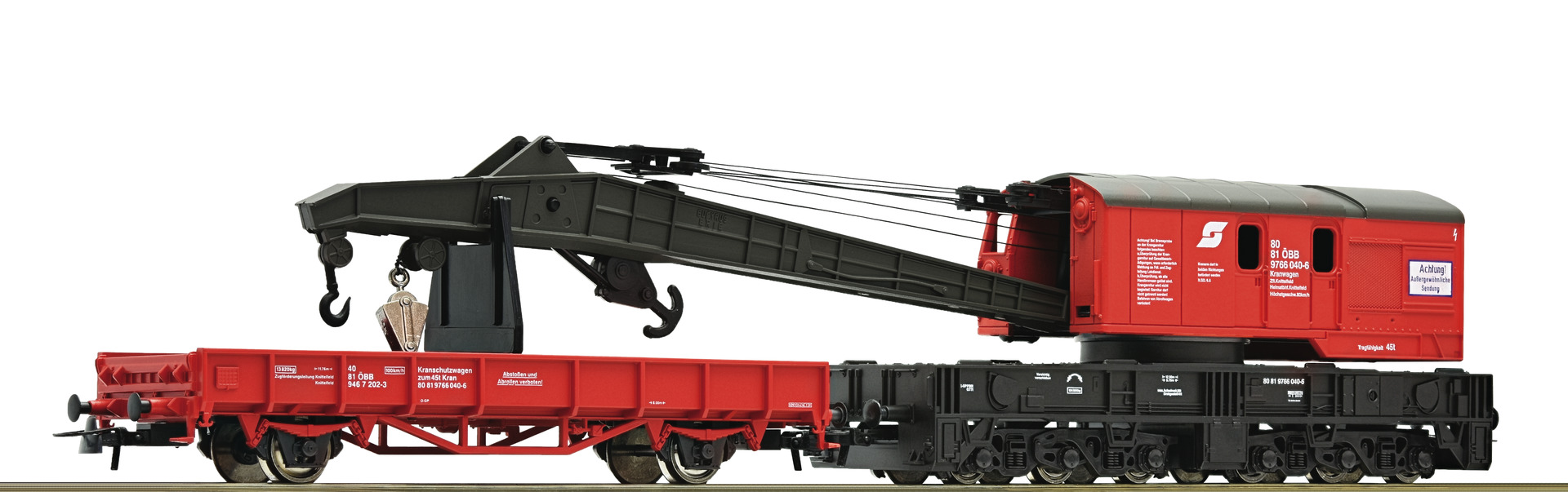 Vagon macara Roco, scara H0 (1:87)