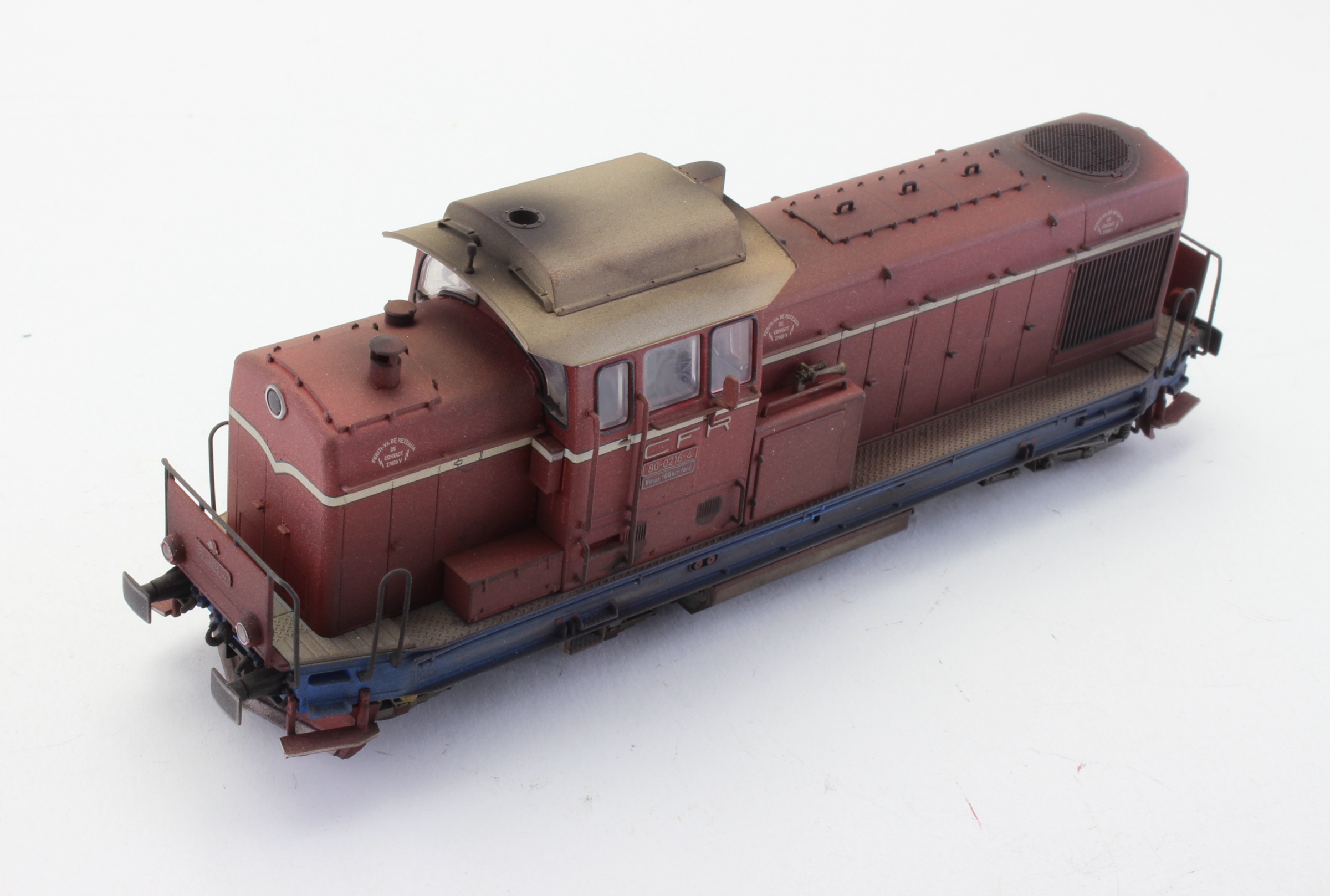 CFR, 80 series hydraulic diesel locomotive, Albert Modell, H0 Scale (1:87)