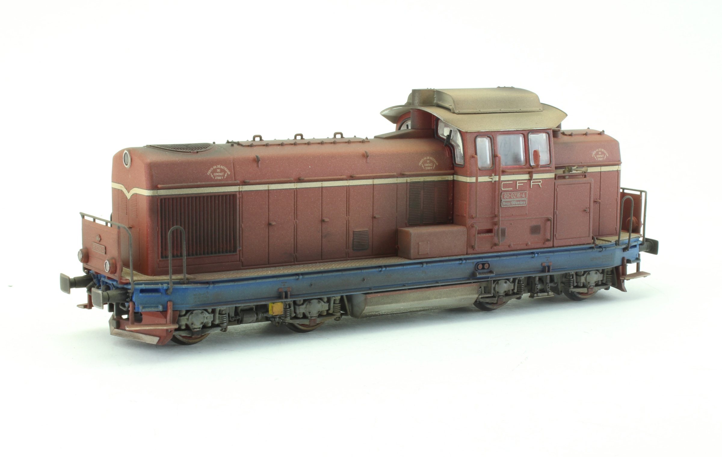 CFR, 80 series hydraulic diesel locomotive, Albert Modell, H0 Scale (1:87)