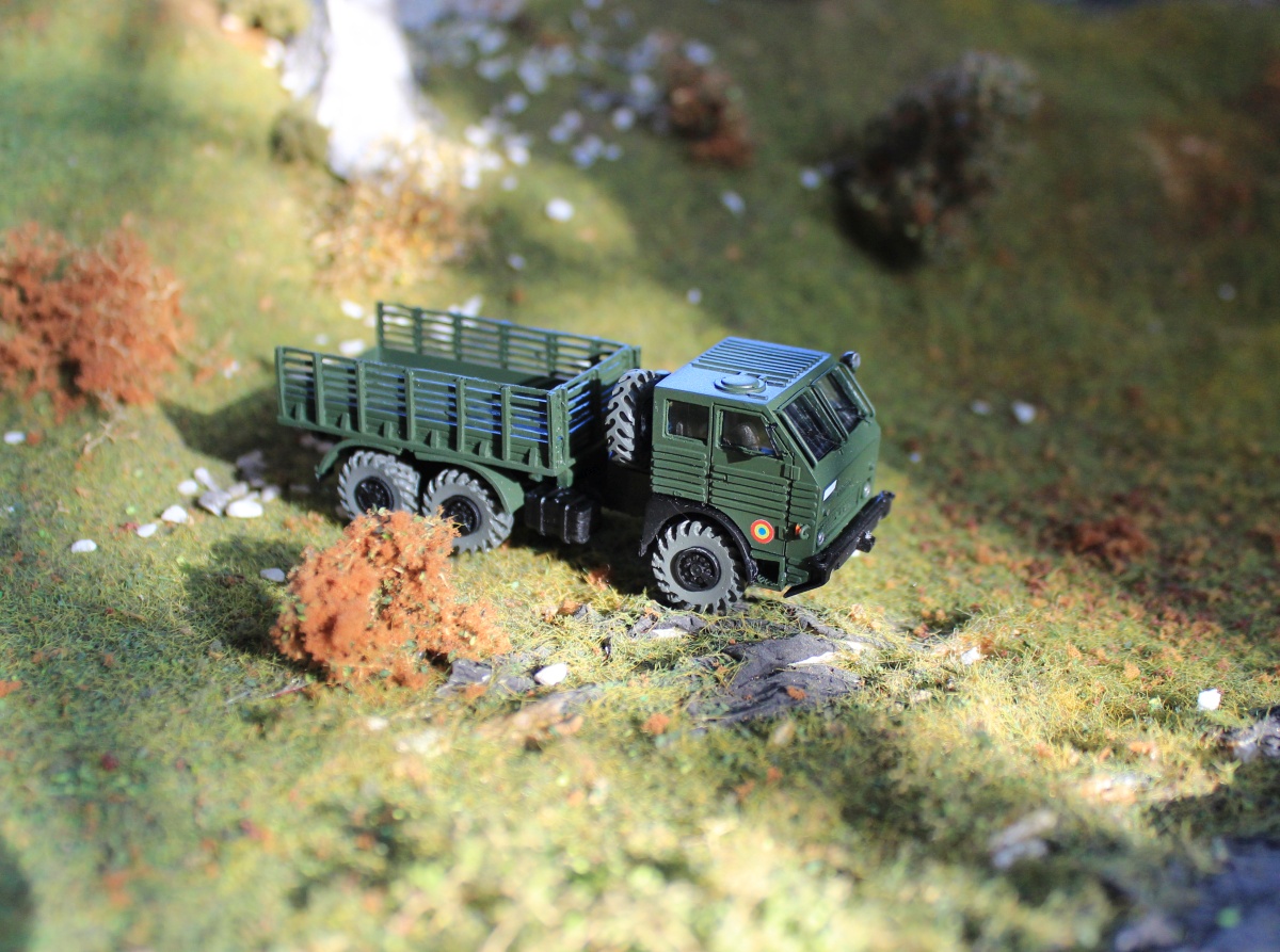 Macheta camion DAC, scara H0 (1/87)