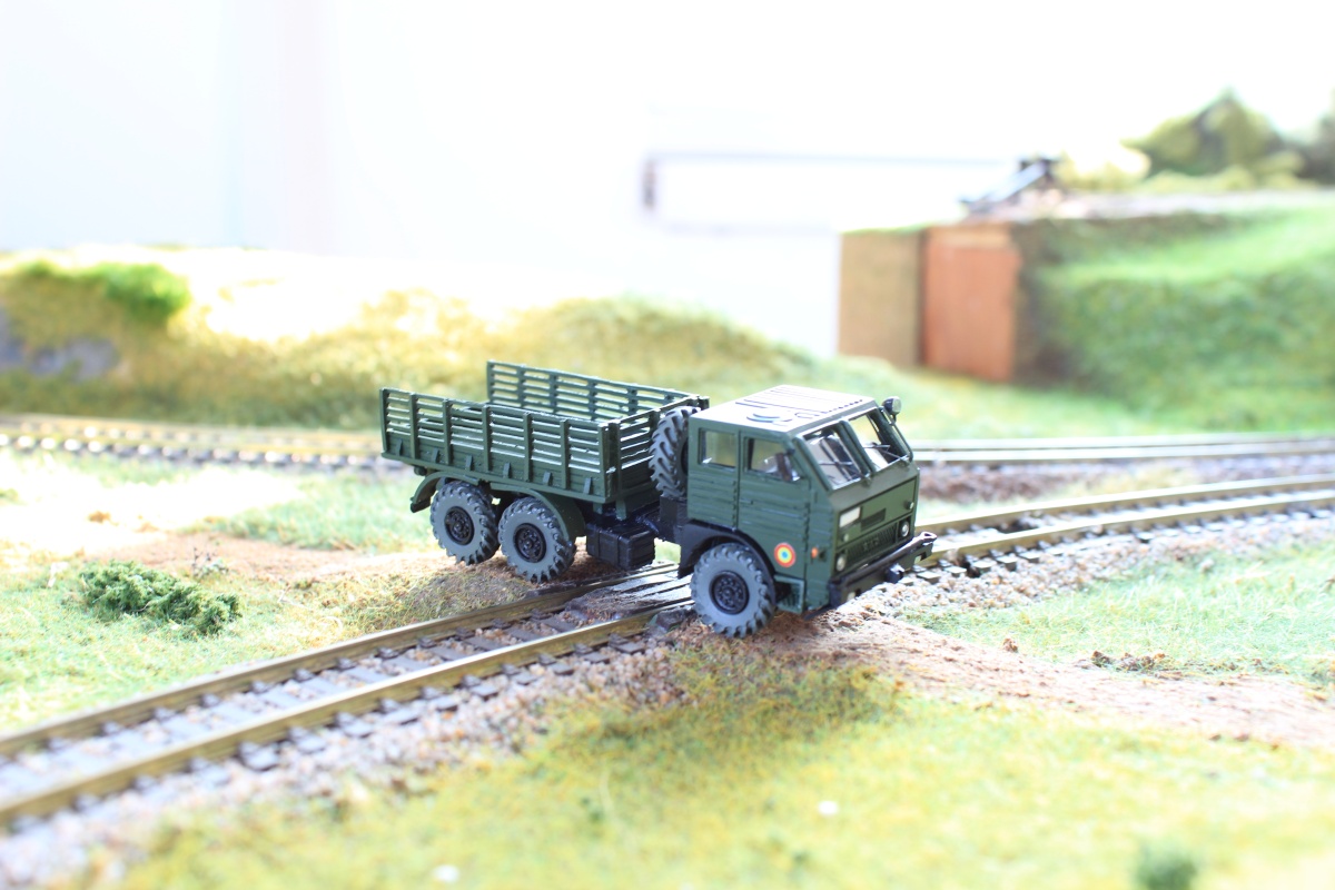 Macheta camion DAC, scara H0 (1/87)