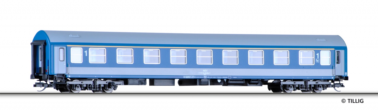 Passenger coach 1st class, MAV, Tillig, TT scale (1:120)