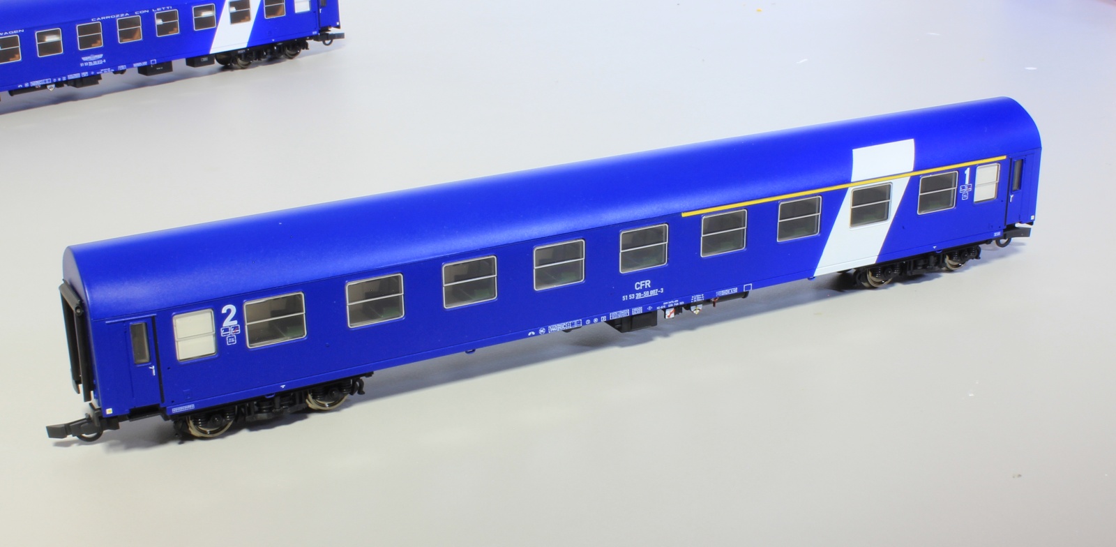 Vagon calatori clasa 1/2, CFR, scara H0 (1:87)