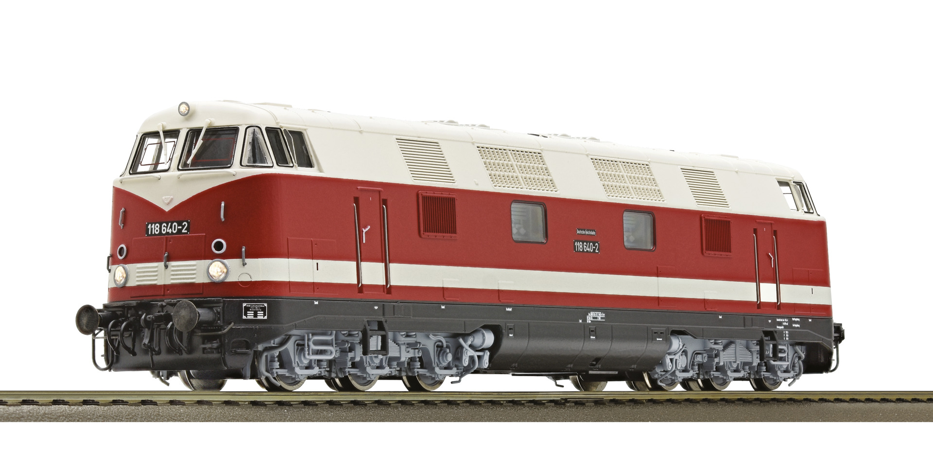 Diesel locomotive class 118, DR, Roco, H0 scale (1:87)