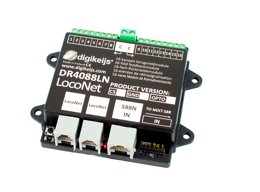 Modul feedback LocoNet, 16 canale, Digikeijs
