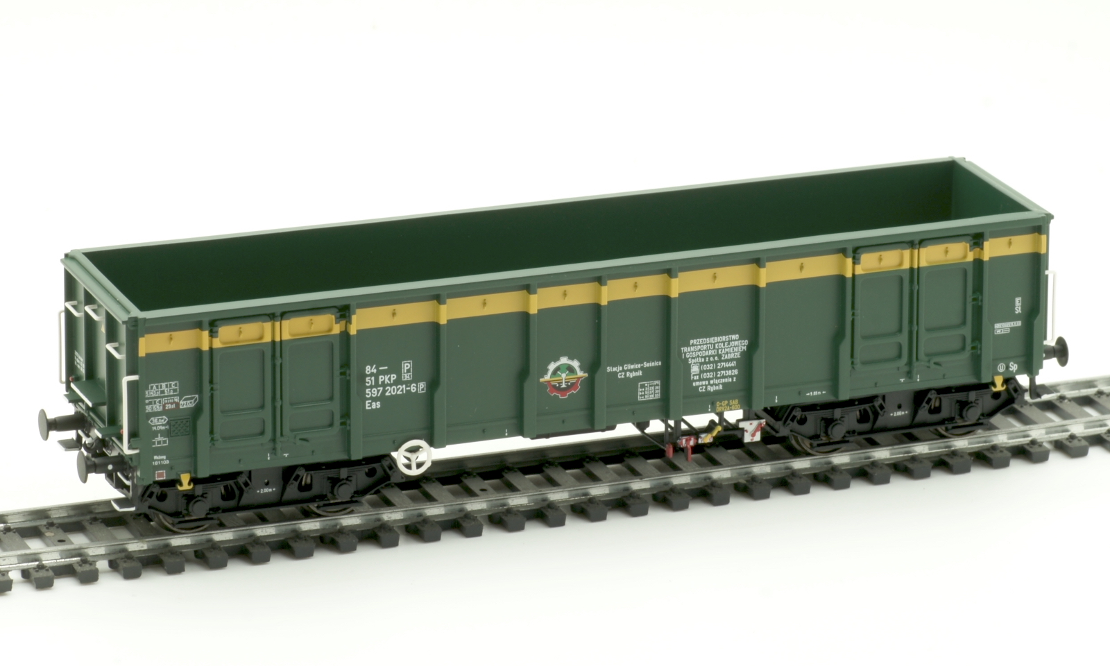 Polish PKP gondola wagon, Albert Modell, scale H0 (1:87)