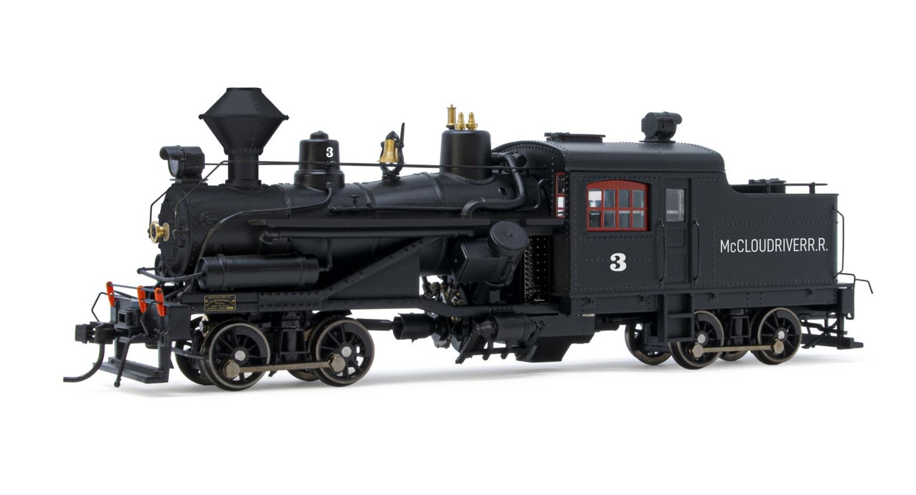 Heisler steam locomotive, 2-truck model, "McCloud River Railroad #3 ...