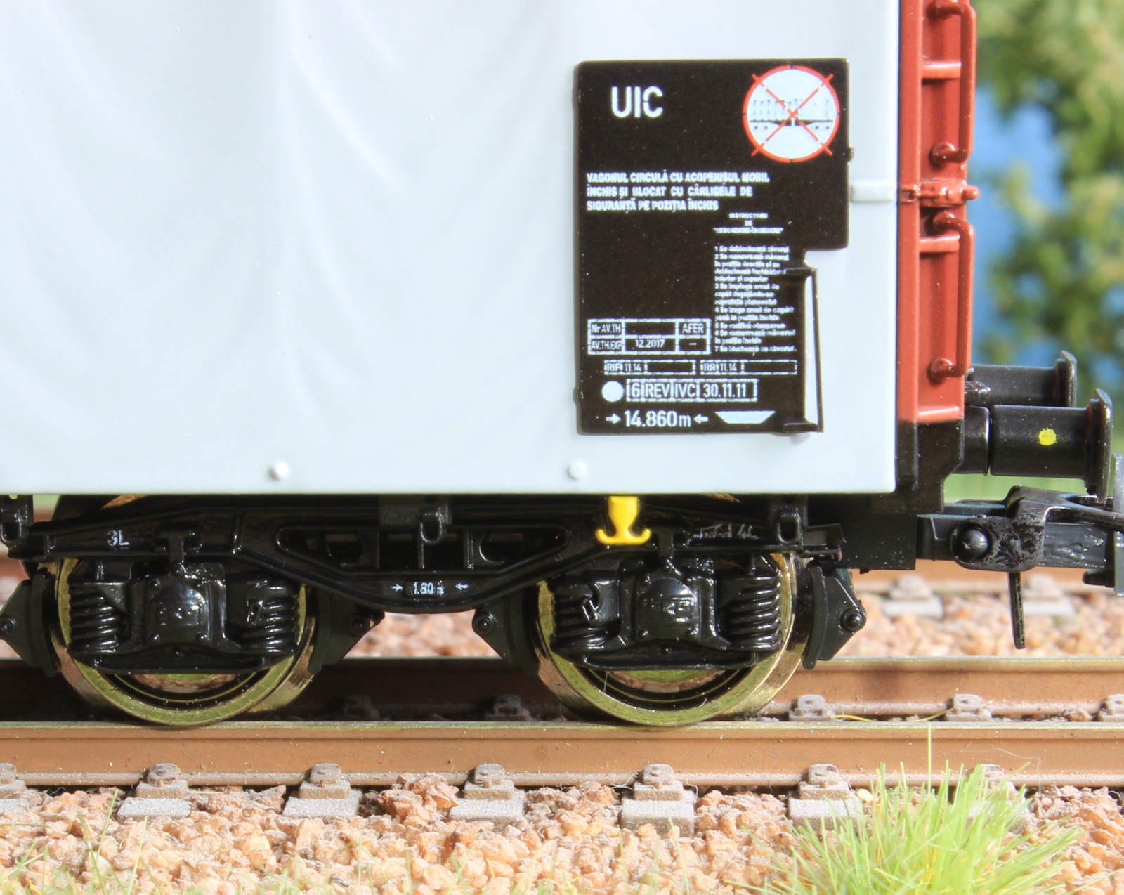Vagon marfa cu prelata, CFR, scara H0 (1:87)