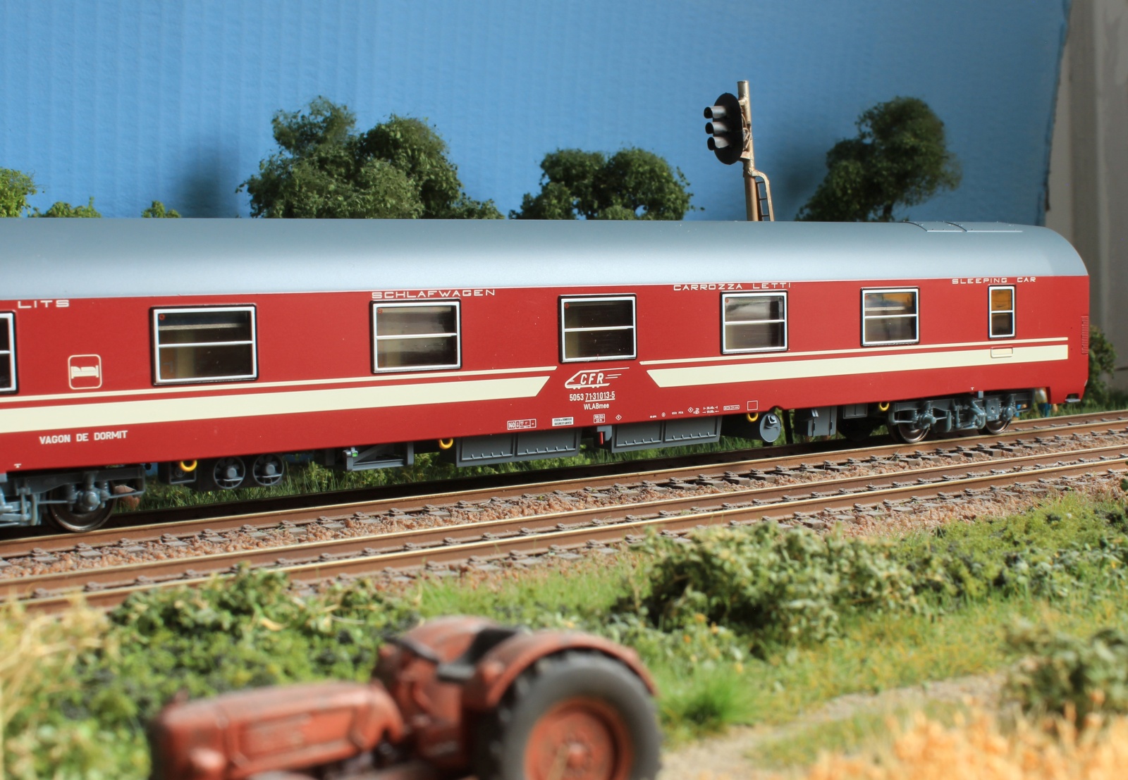 Vagon de dormit, CFR, Amintiri Feroviare, scara H0 (1:87)