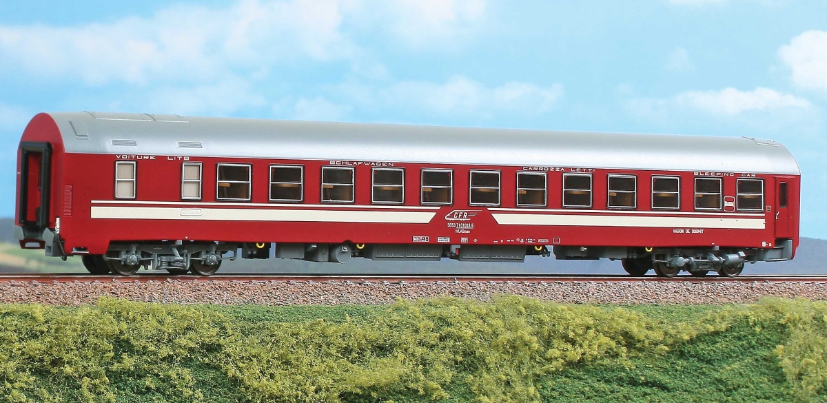 Vagon de dormit, CFR, Amintiri Feroviare, scara H0 (1:87)