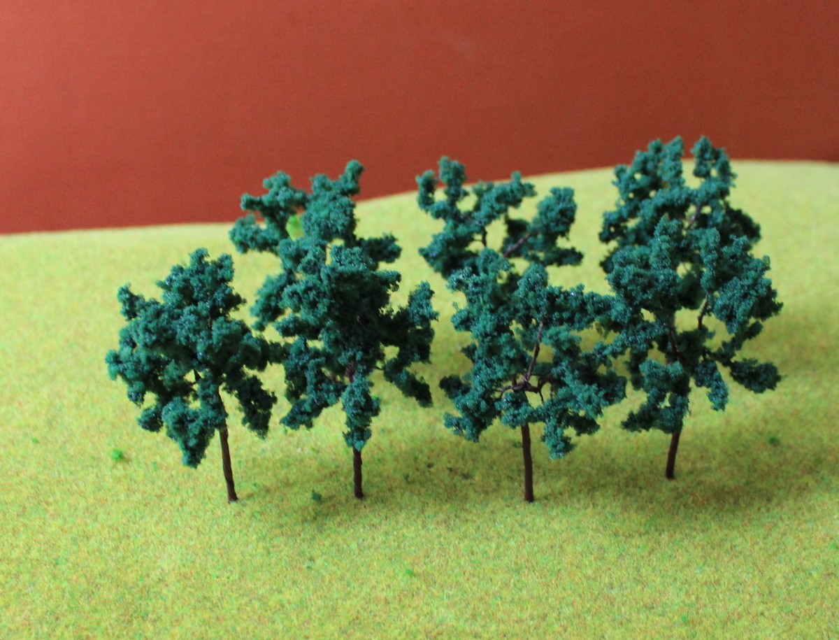 model scale trees set
