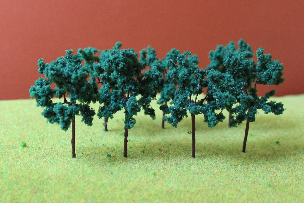 model scale trees set