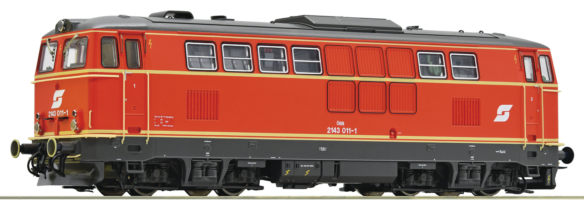 Locomotiva diesel seria 2143, OBB, Roco, scara H0 (1:87)