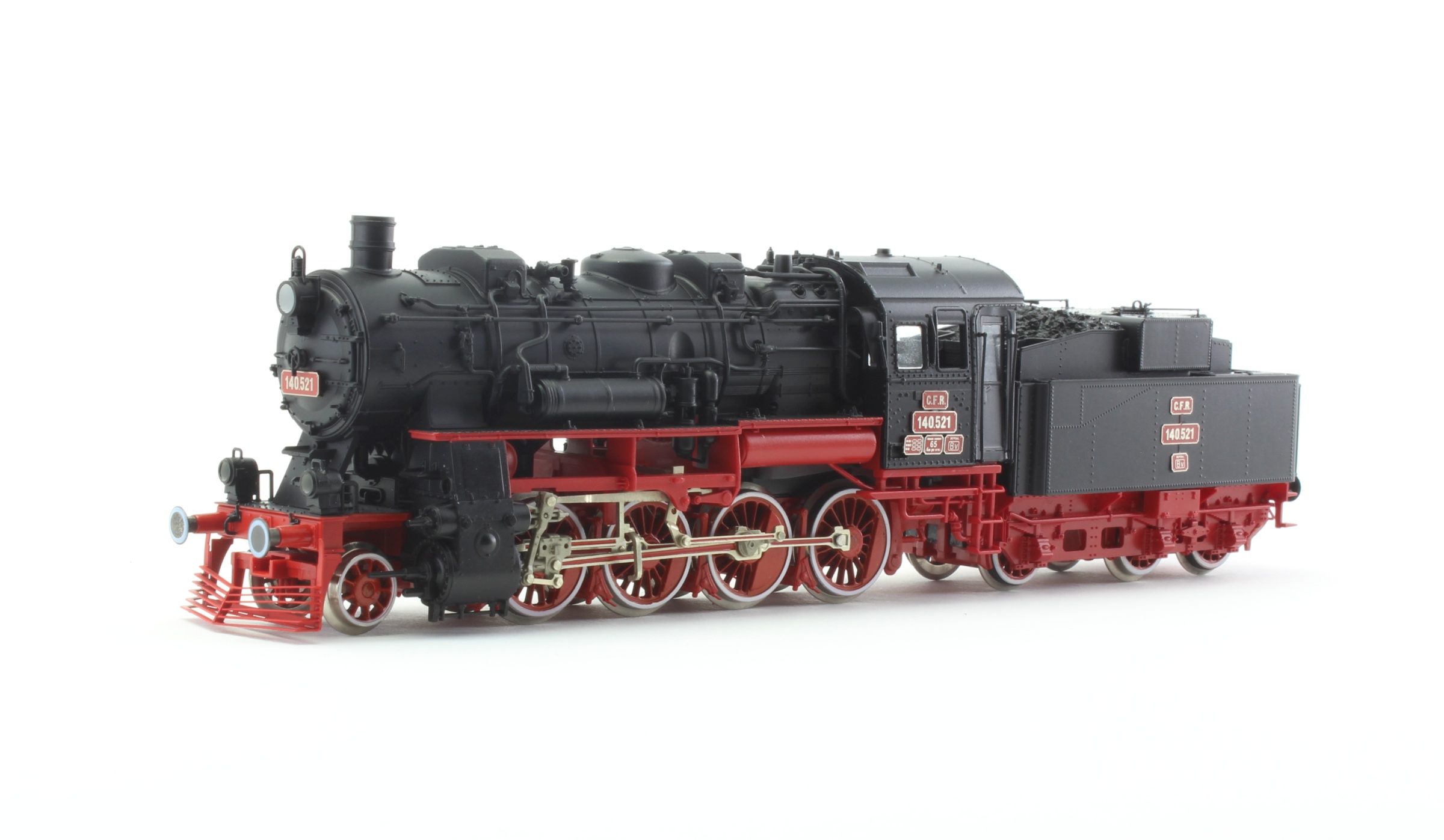 Locomotiva cu abur CFR 140.521, scara H0 (1/87)