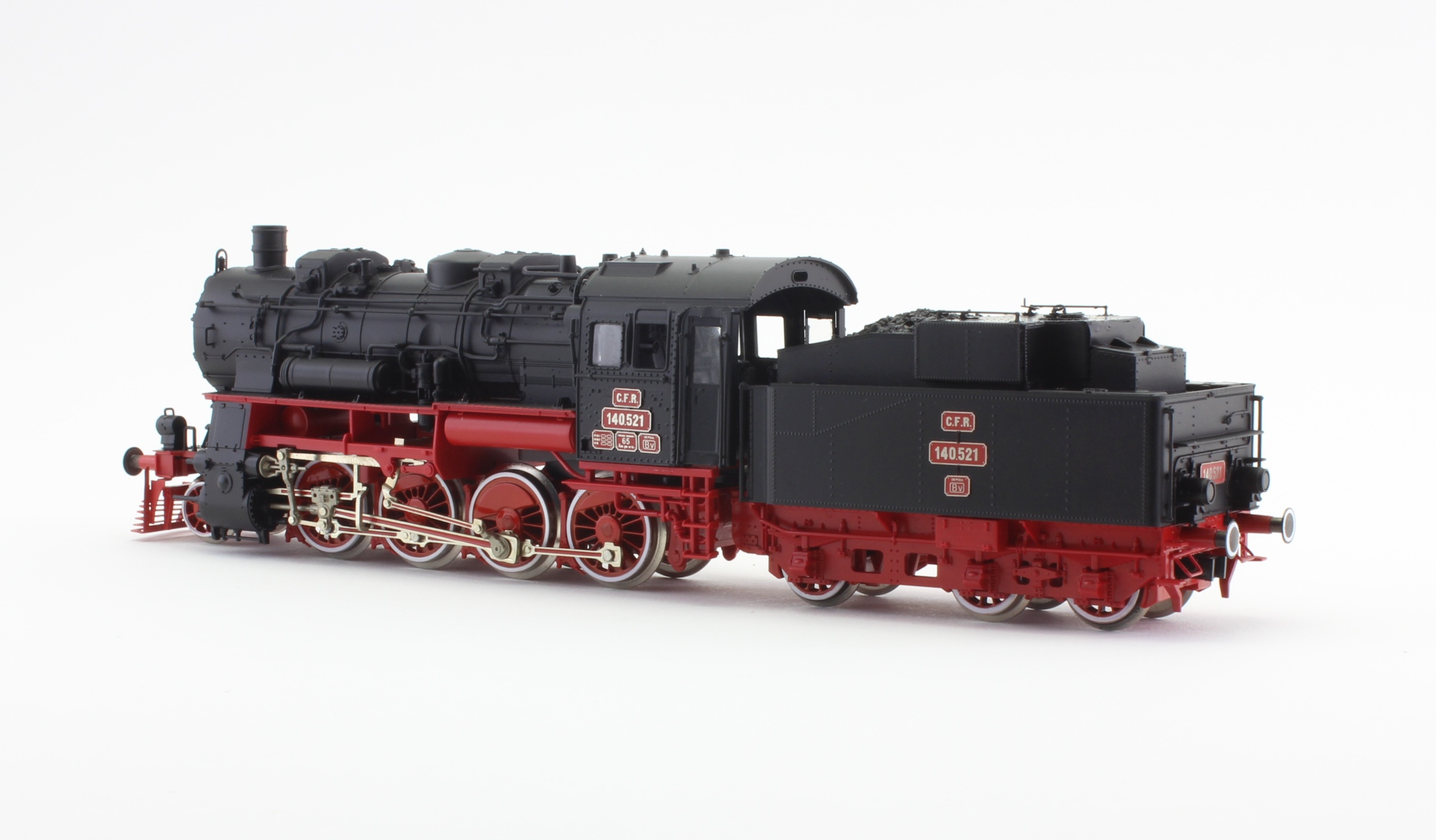 Locomotiva cu abur CFR 140.521, scara H0 (1/87)