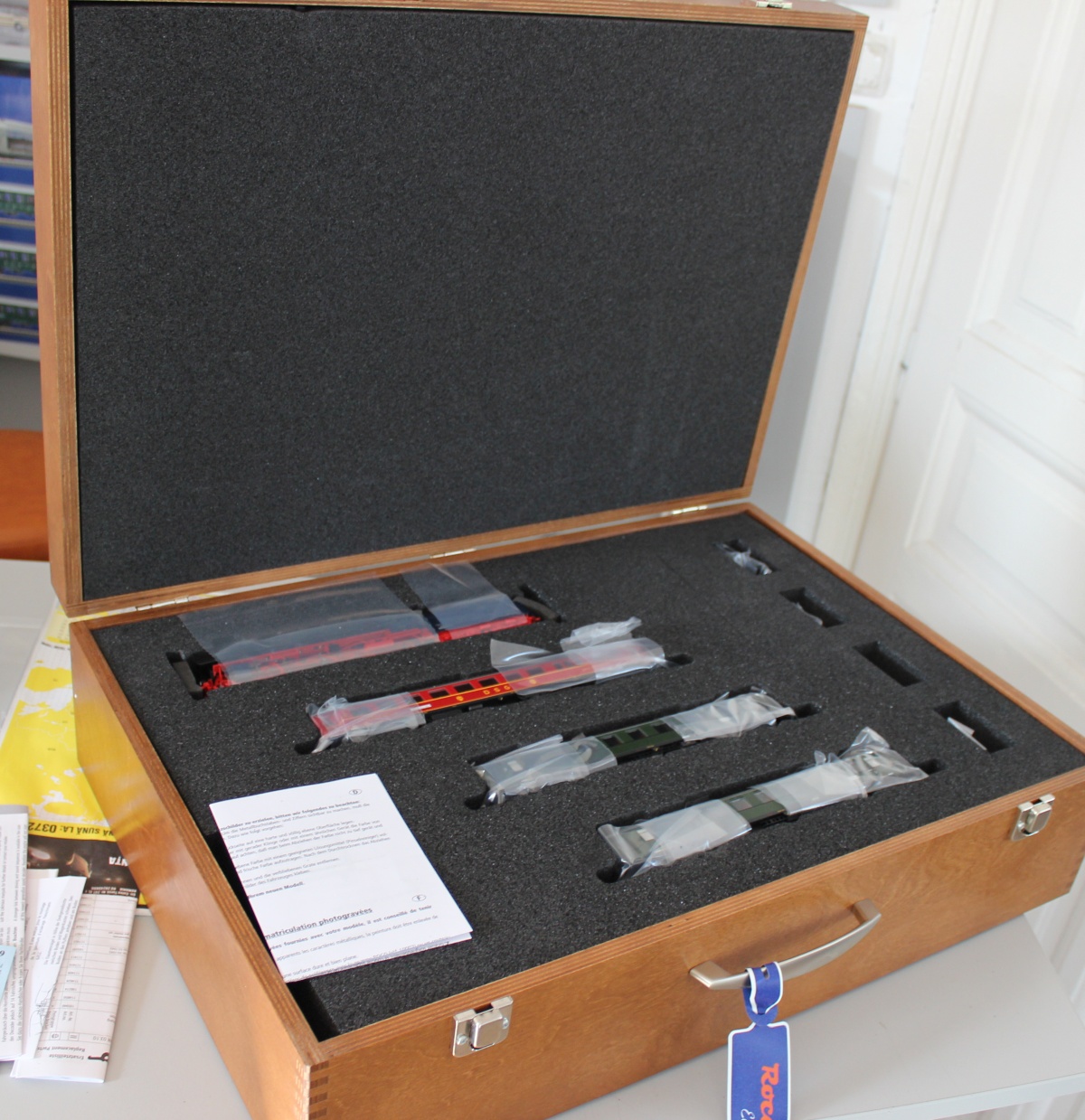 Set tren calatori cu locomotiva cu abur BR 03, DB, Roco, scara H0 (1:87)