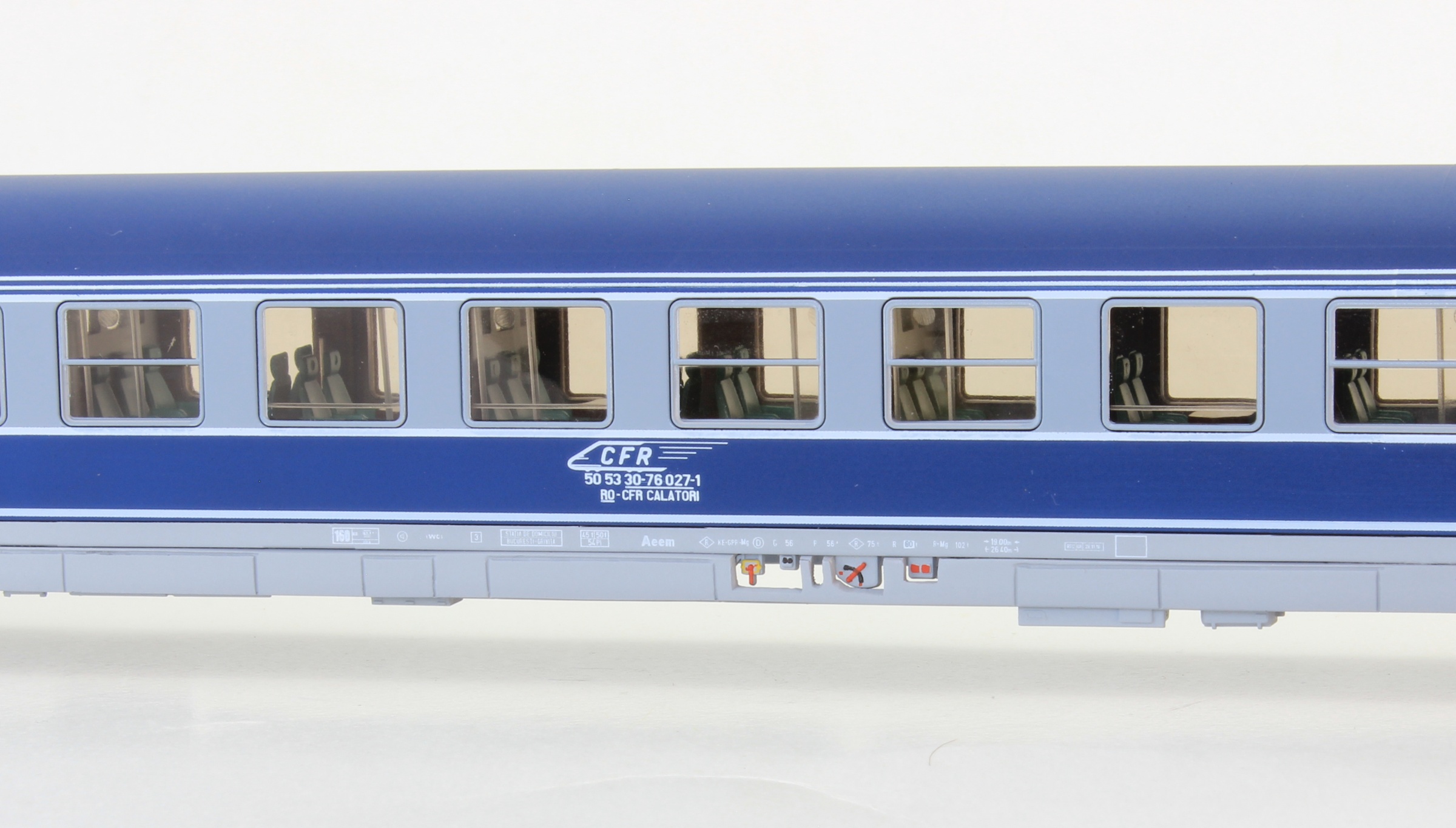 Vagon calatori clasa 1, CFR, scara H0 (1:87)