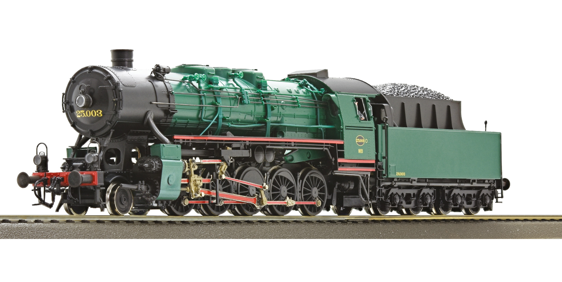 Steam locomotive class 25, SNCB, Roco, H0 scale (1:87)