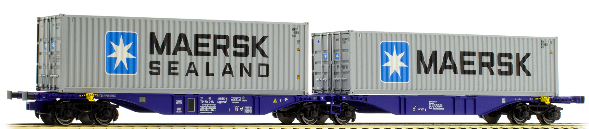 Vagon platforma cu containere, ACME, scara H0 (1:87)