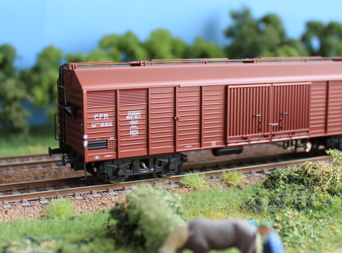 Closed wagon, CFR, Brawa, scale H0 (1:87)