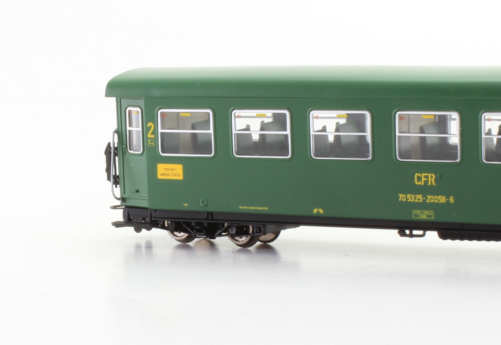 Vagon calatori clasa 2, CFR, scara H0e (1:87)