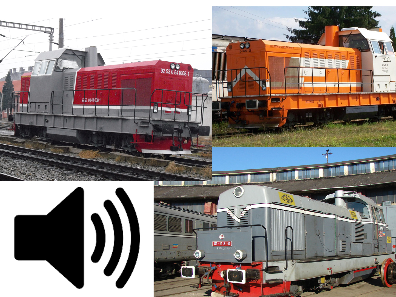 CFR sound package for diesel hydraulic, locomotive, ESU sound decoder.