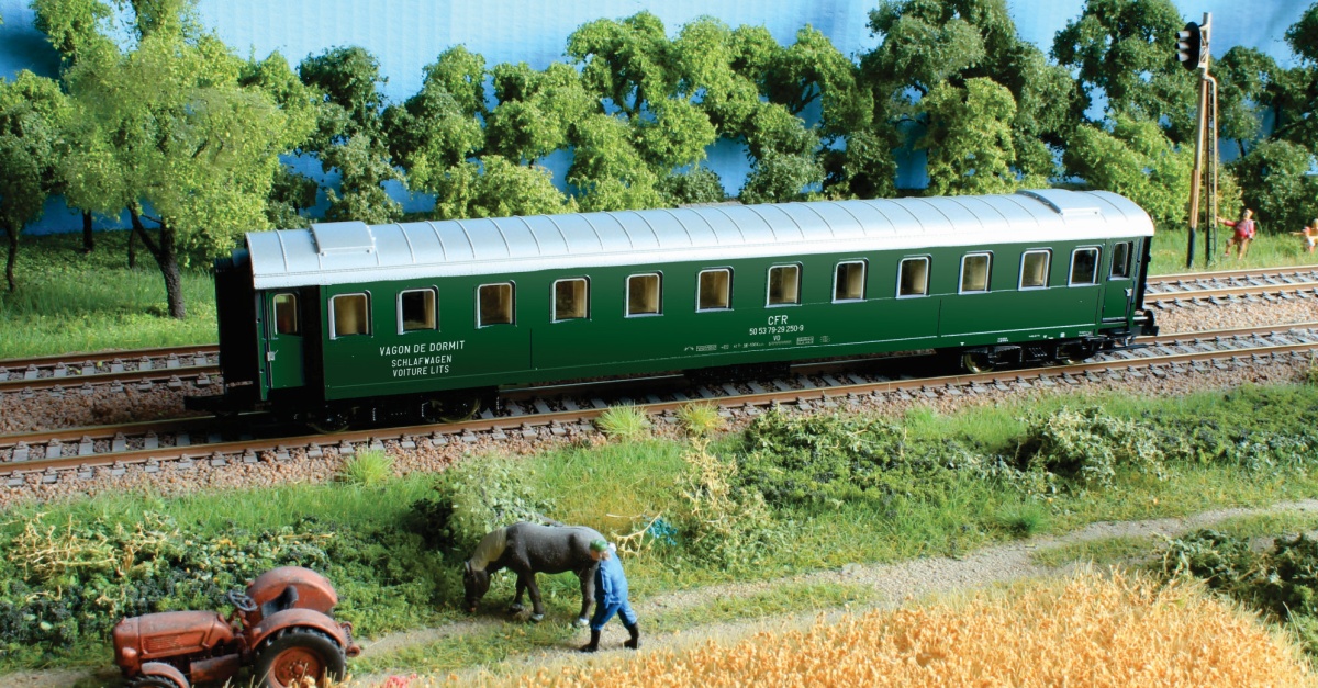 Vagon de dormit, CFR, scara H0 (1:87)