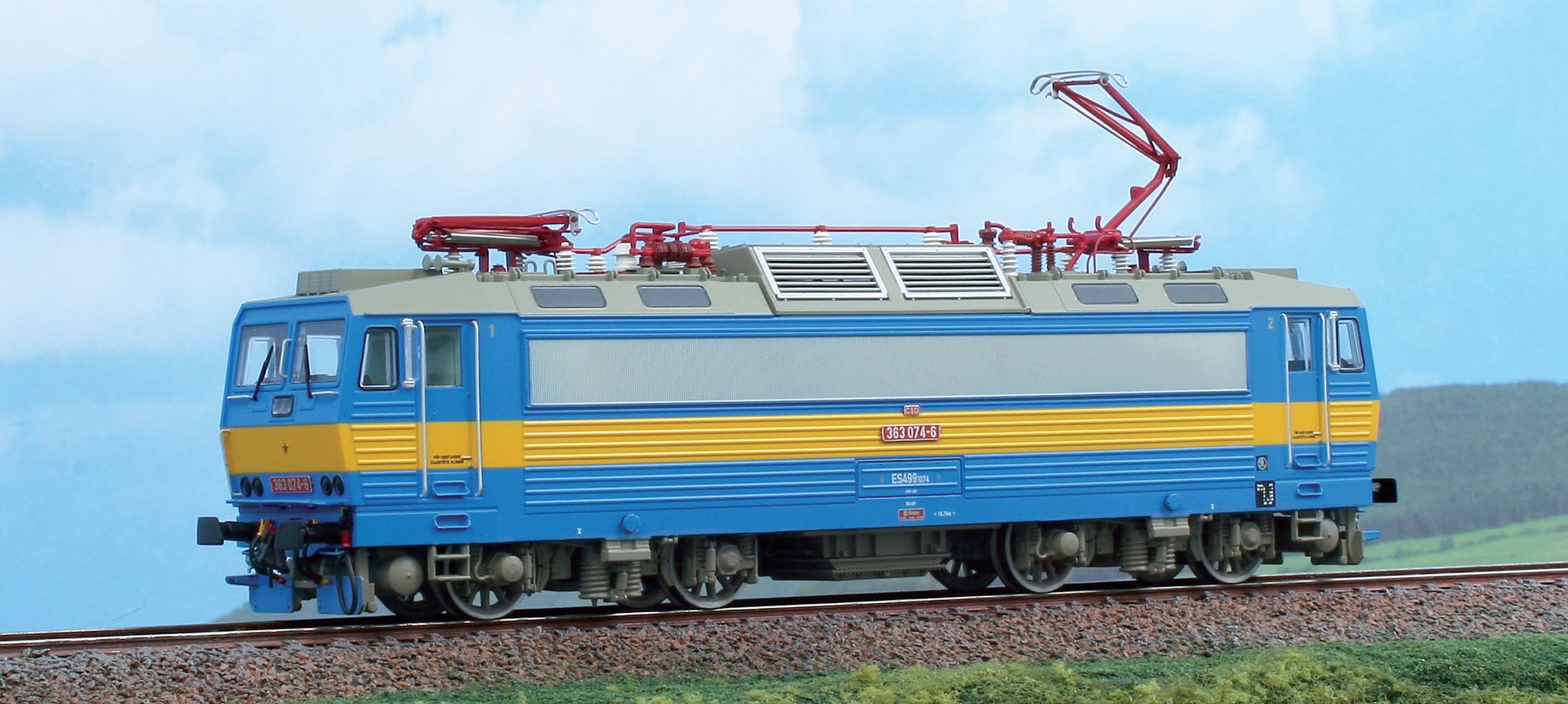 Locomotiva electrica 363 074-6, CSD, ACME, scara H0 (1:87)
