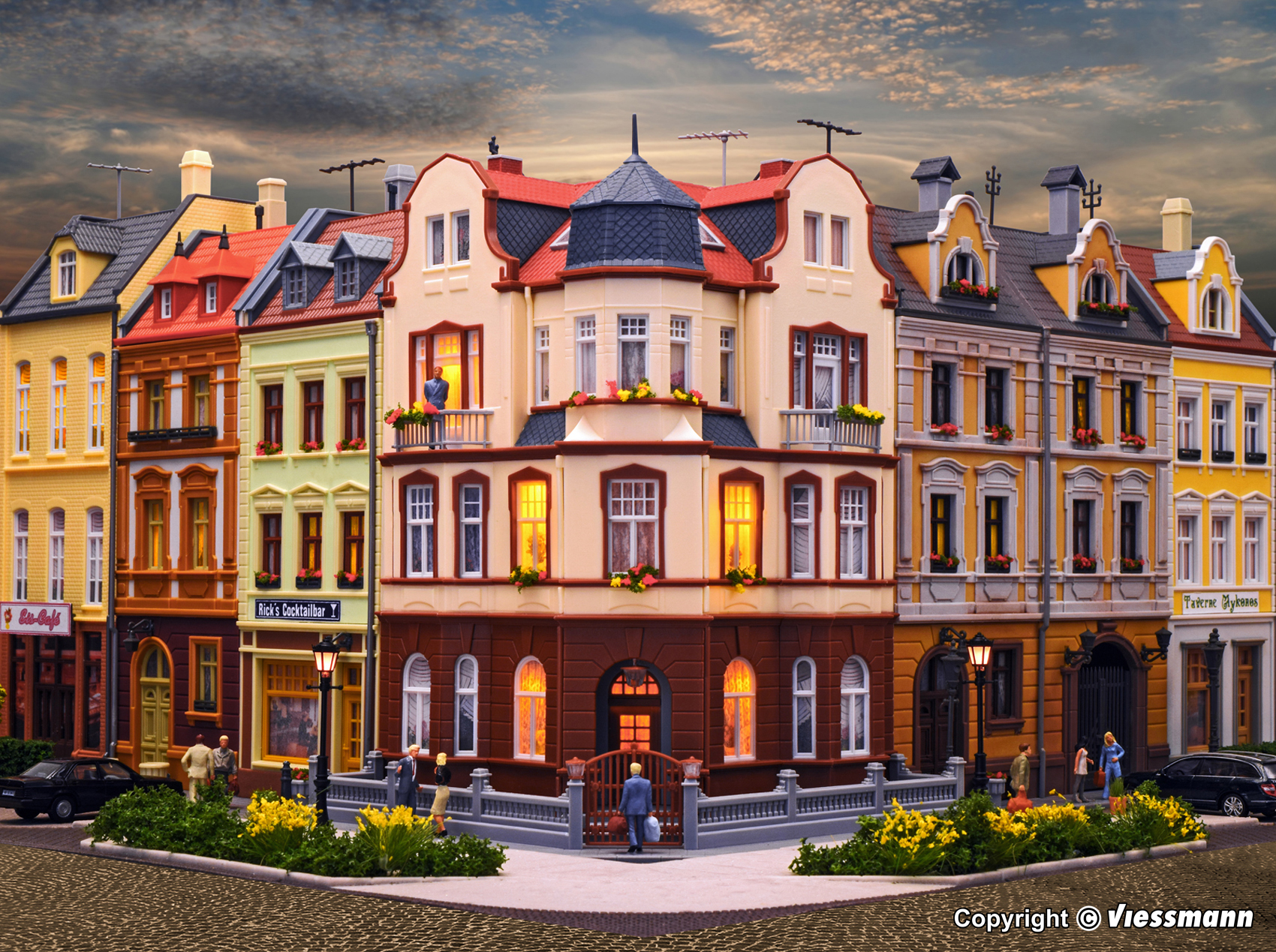 Cladire oras, Kit Kibri, scara H0 (1:87)