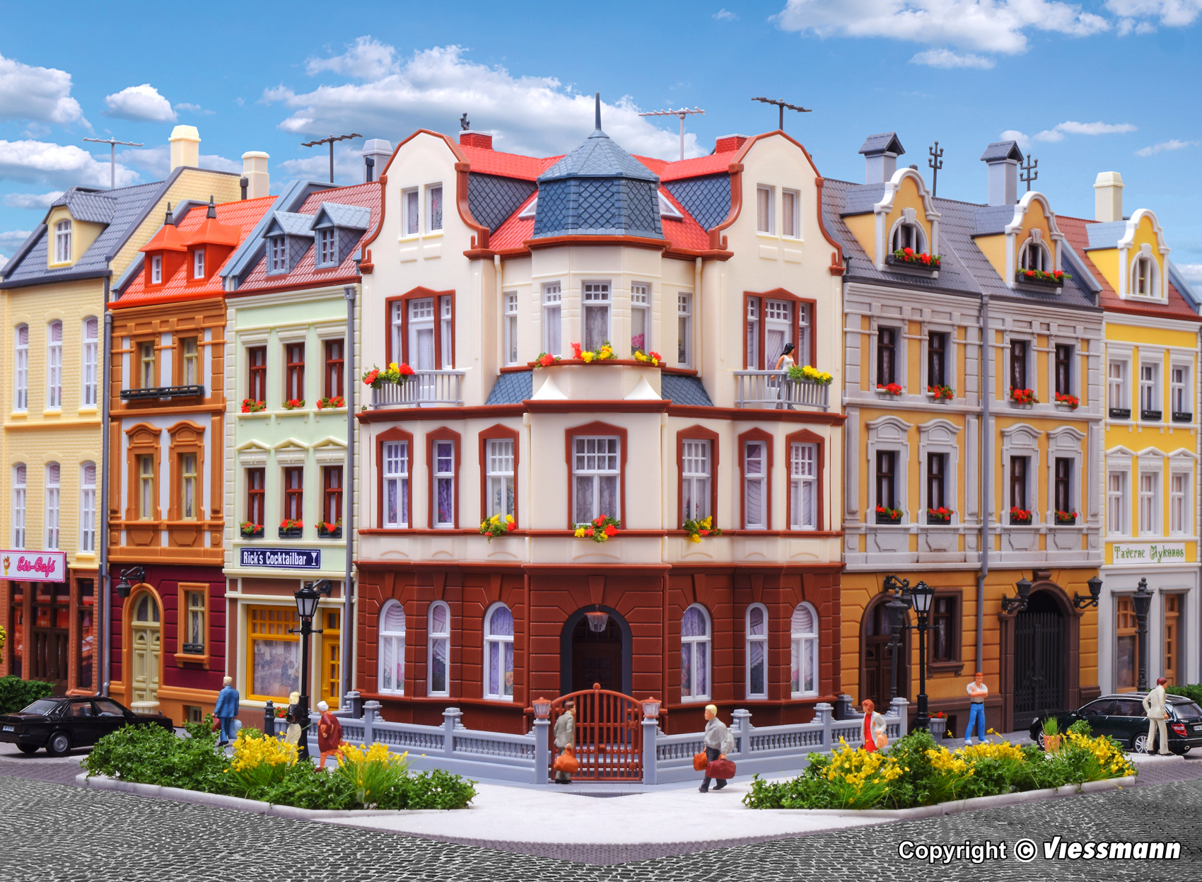 Cladire oras, Kit Kibri, scara H0 (1:87)