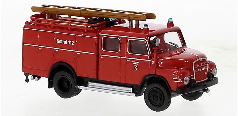 Camion pompieri MAN 450 HA, Brekina, Scara H0 (1:87)