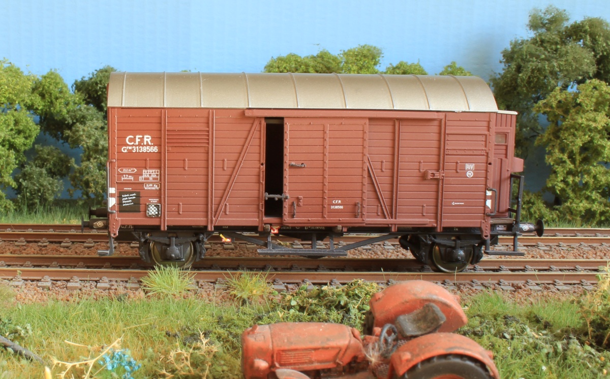 Vagon acoperit tip Gfw, CFR, Exact Traint, scara H0 (1:87)