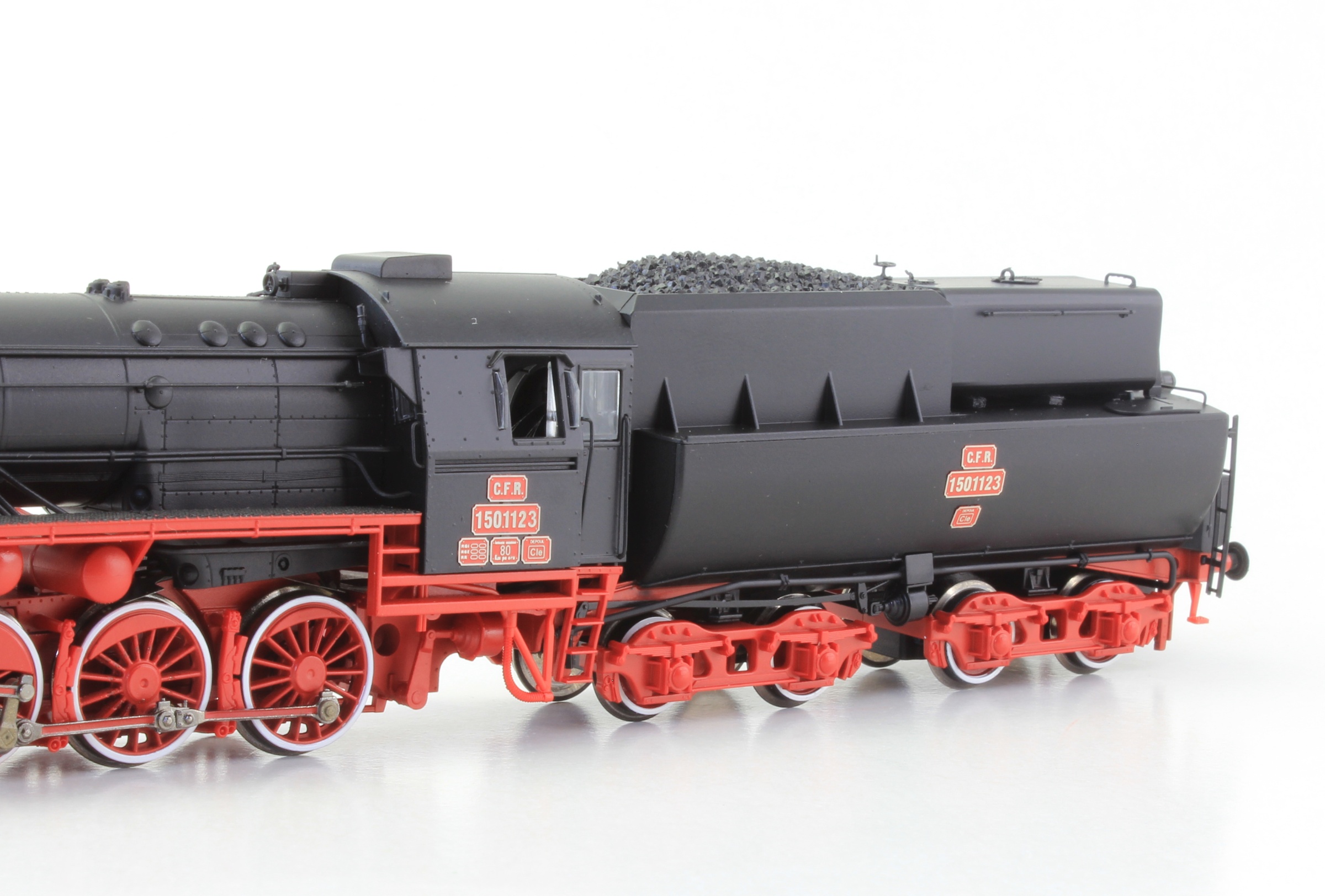 CFR steam locomotive class 1501123, H0 scale (1/87)