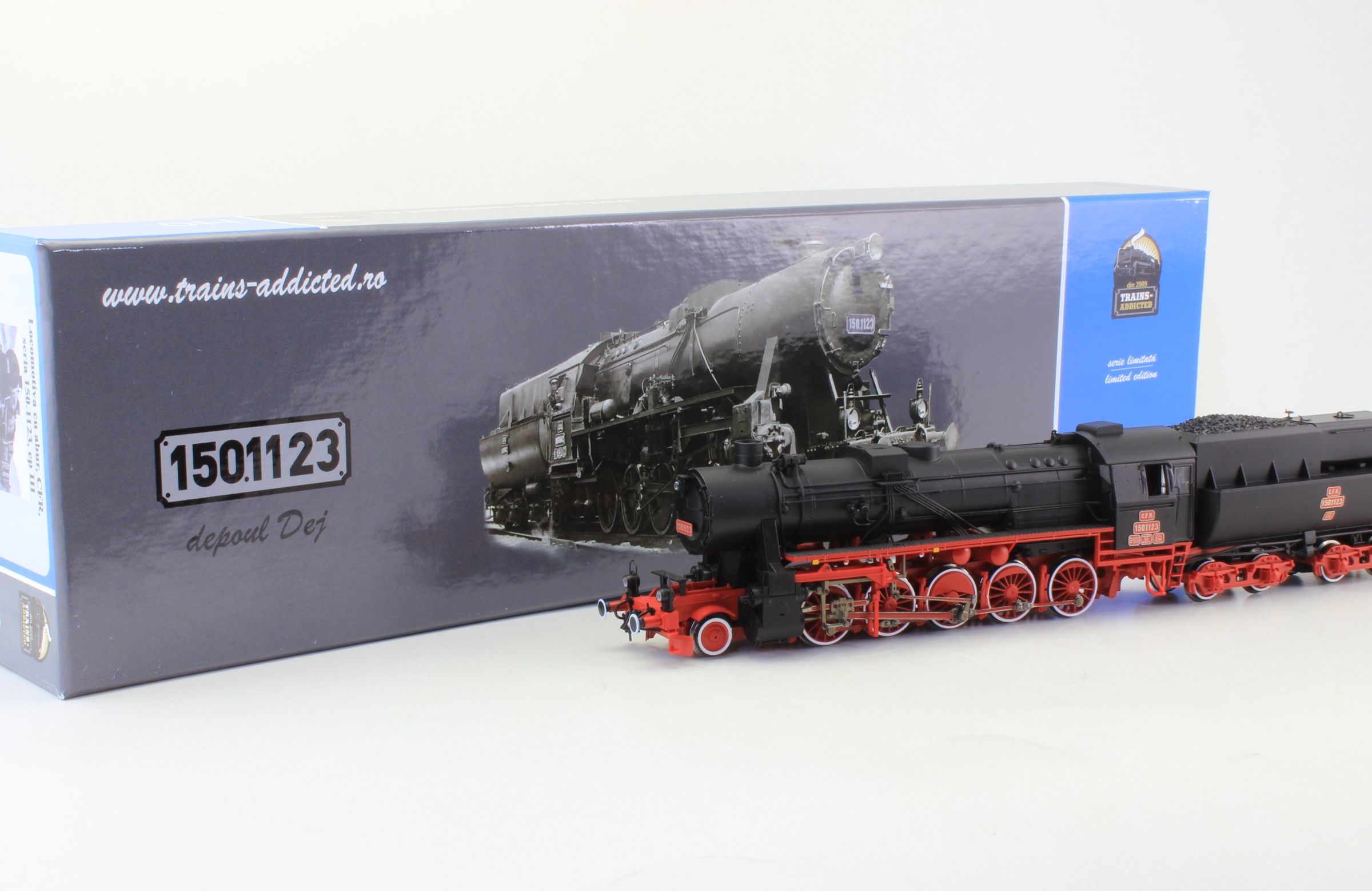 CFR steam locomotive class 1501123, H0 scale (1/87)