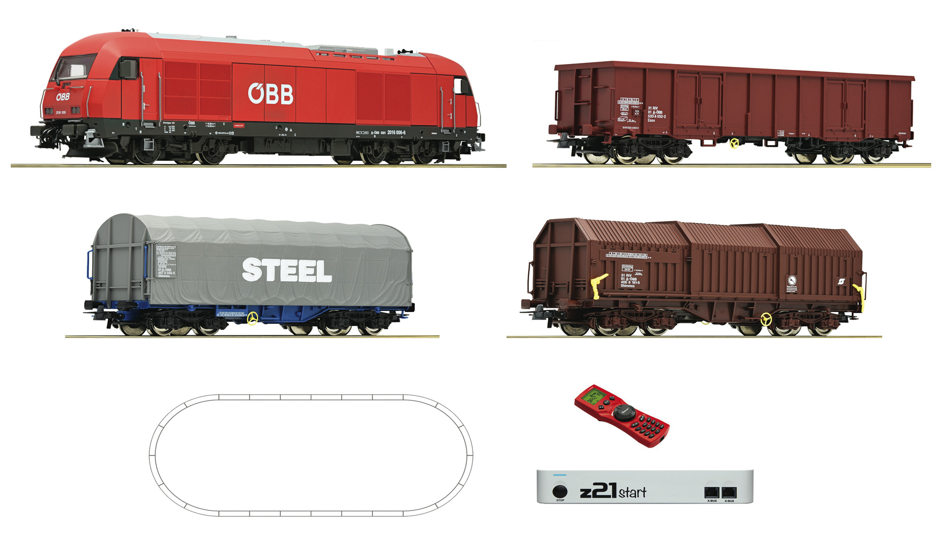 OBB freight train start set
