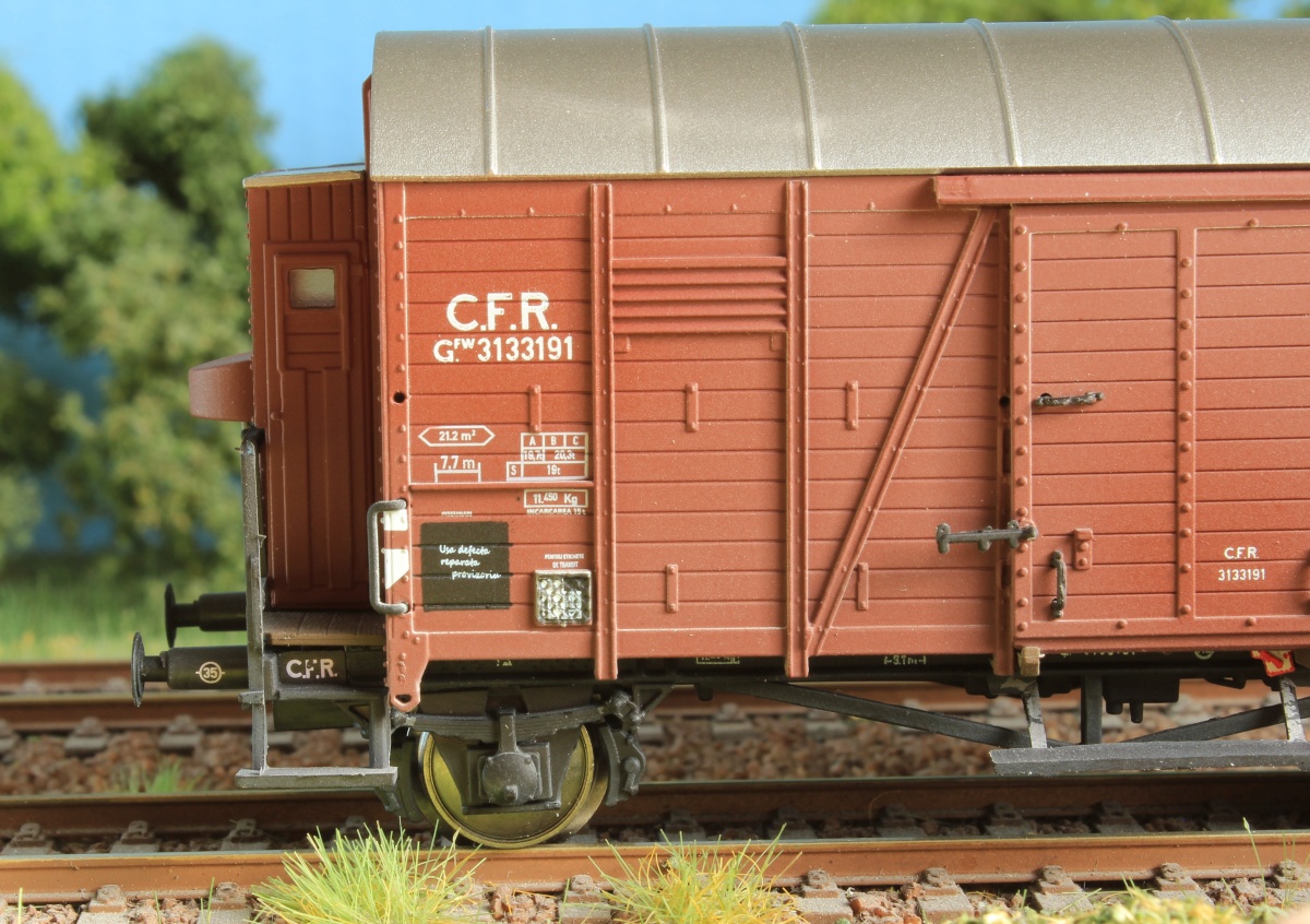 Vagon acoperit tip Gfw, CFR, Exact Traint, scara H0 (1:87)