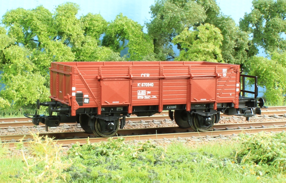 CFR, gondola wagon, Tillig, scale H0 (1:87)