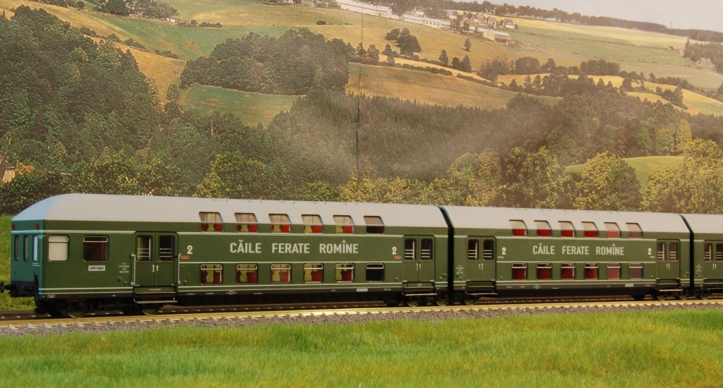 Rama vagoane etajate CFR