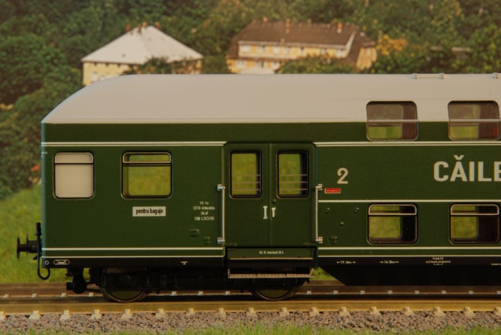 Rama vagoane etajate CFR