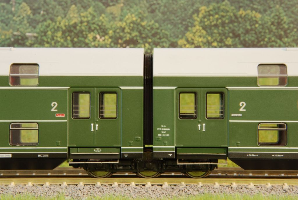 Rama vagoane etajate CFR