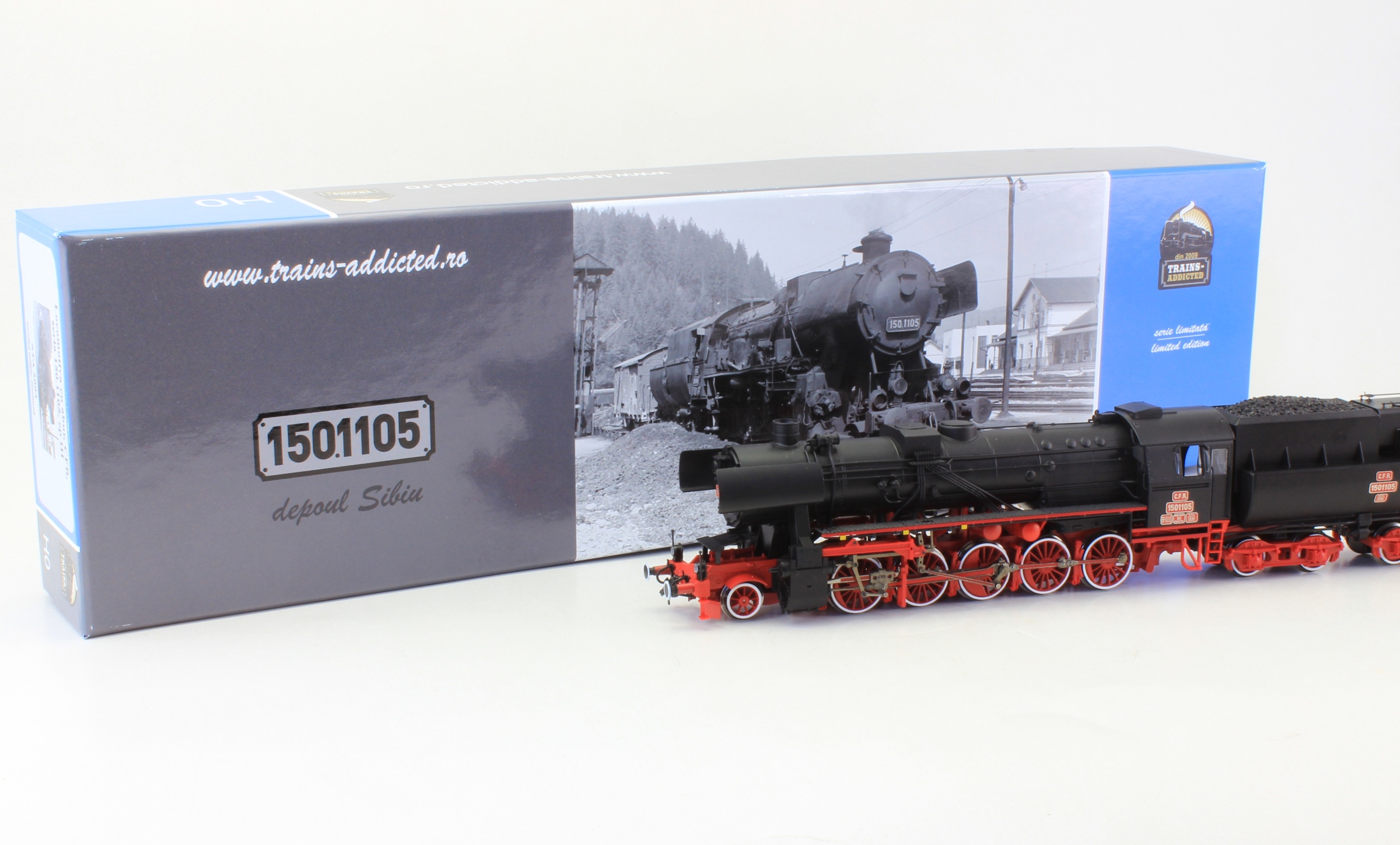 CFR steam locomotive class 1501105, H0 scale (1/87)