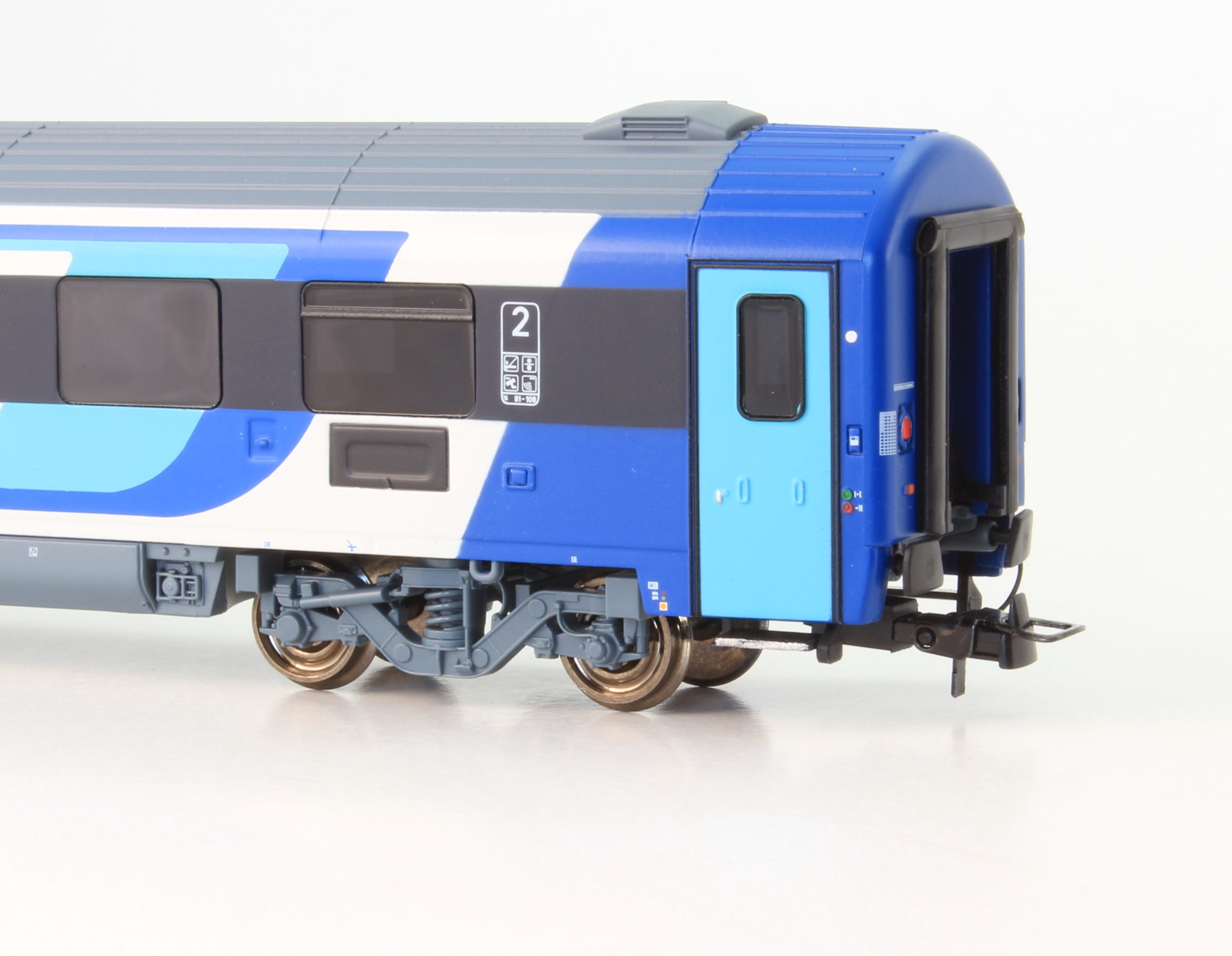 MAV-Start CAF 1 Kl. coach Type Bpmz, NMJ, H0 Scale (1:87)