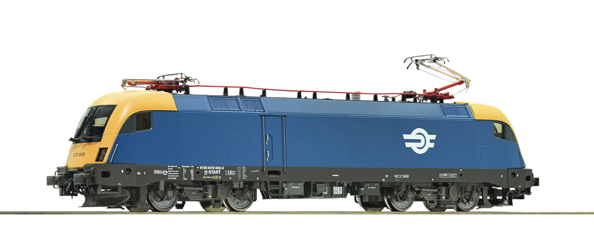 Electric locomotive class 470, MAV, Roco, H0 scale (1:87)