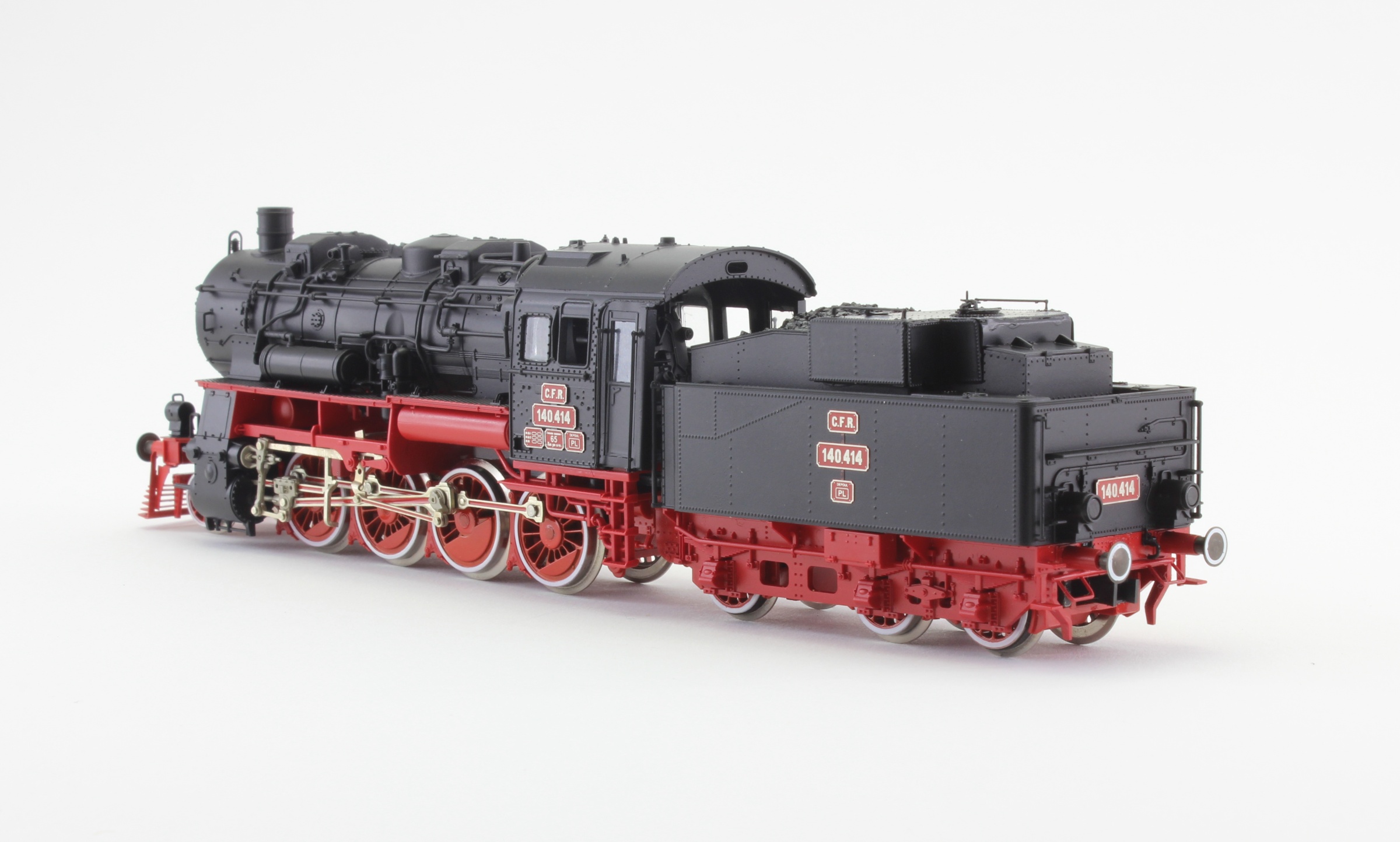 Locomotiva cu abur CFR 140.414, scara H0 (1/87)