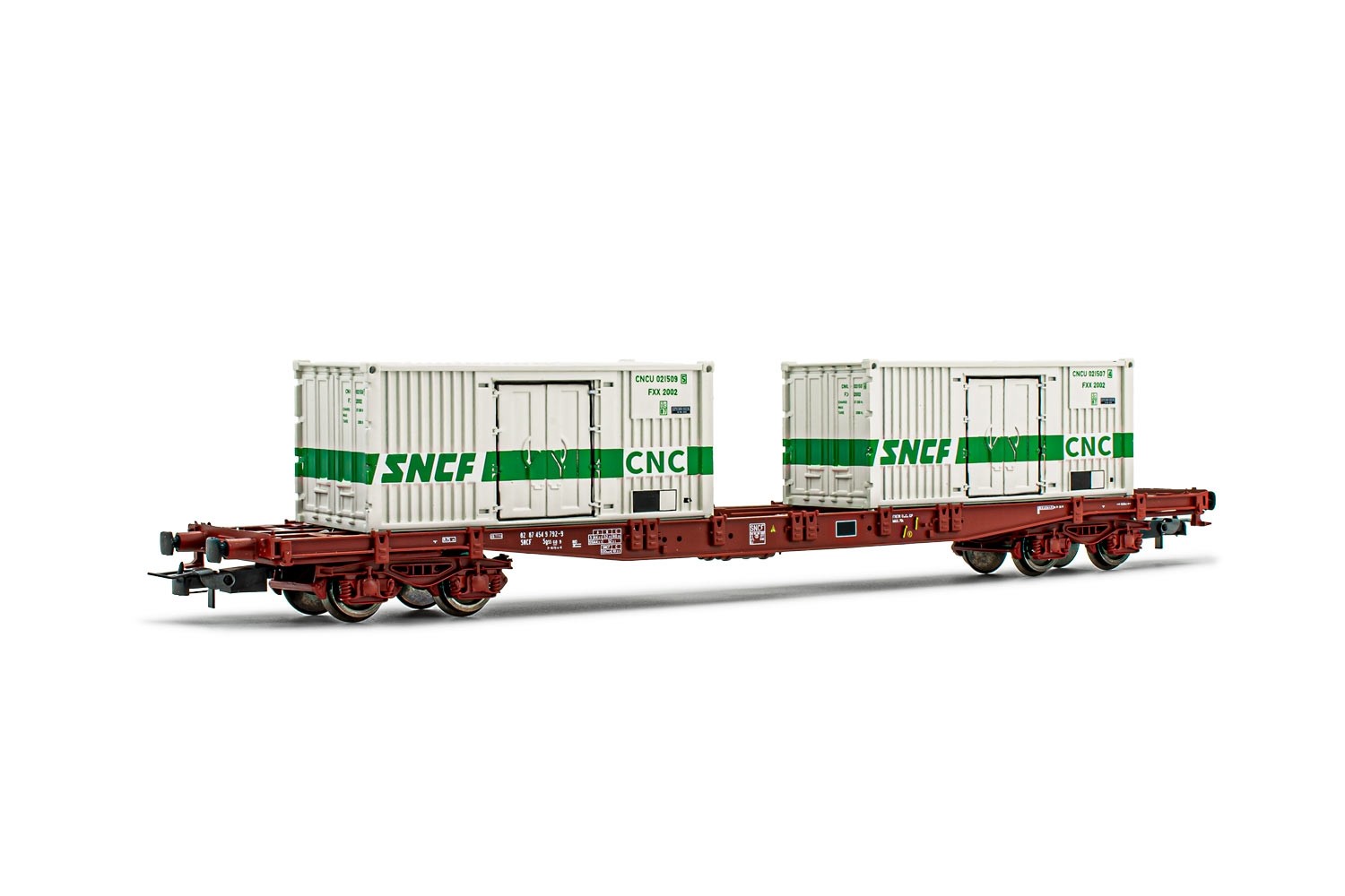 Vagon transport containere, SNCF, Jouef, scara H0 (1:87)