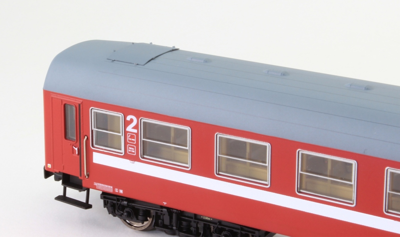 2nd class passenger car, CFR, H0 scale (1:87)