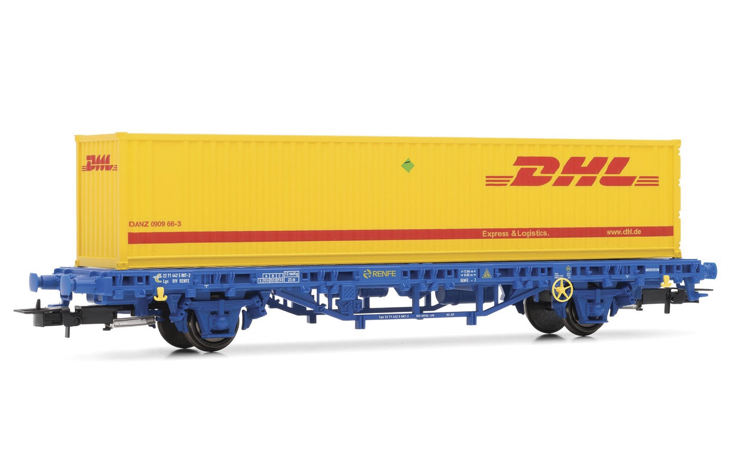 Vagon transport containere, Renfe, Electrotren, scara H0 (1:87)