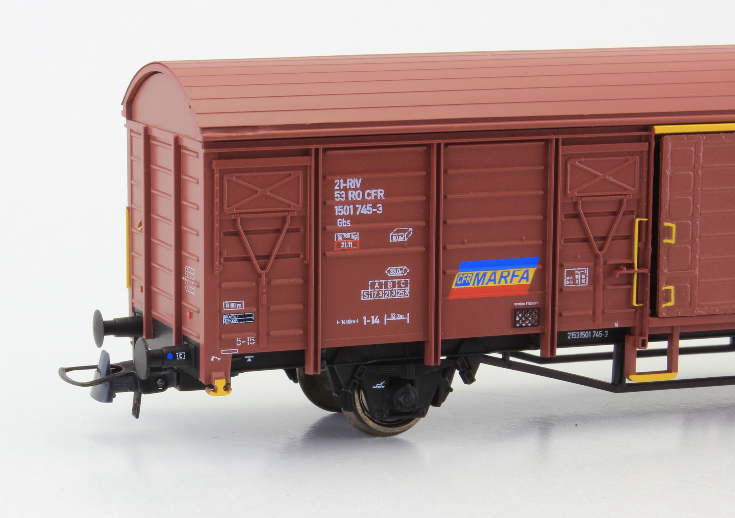 Vagon acoperit, CFR, scara H0 (1:87)