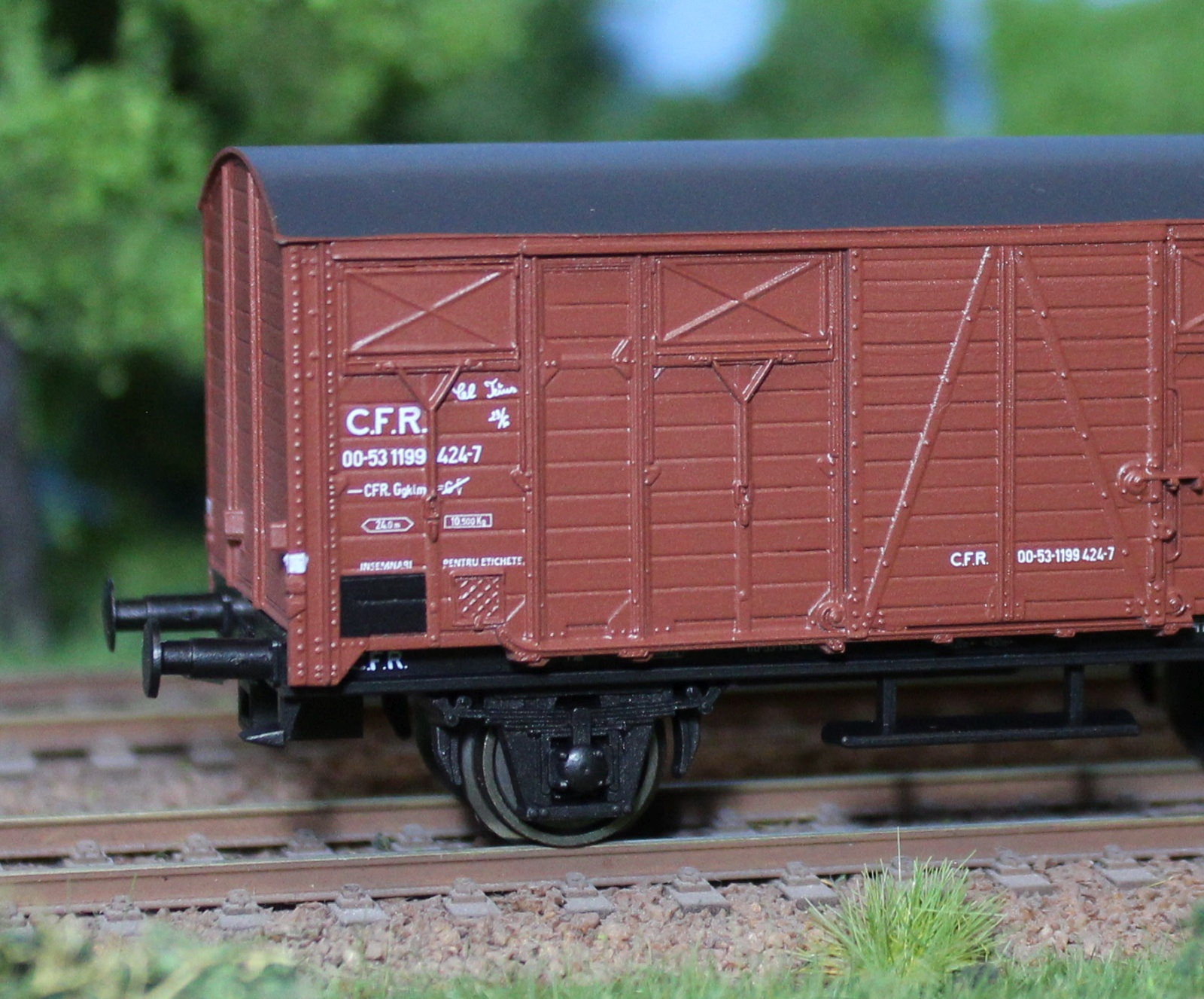 Vagon acoperit, CFR, scara H0 (1:87)