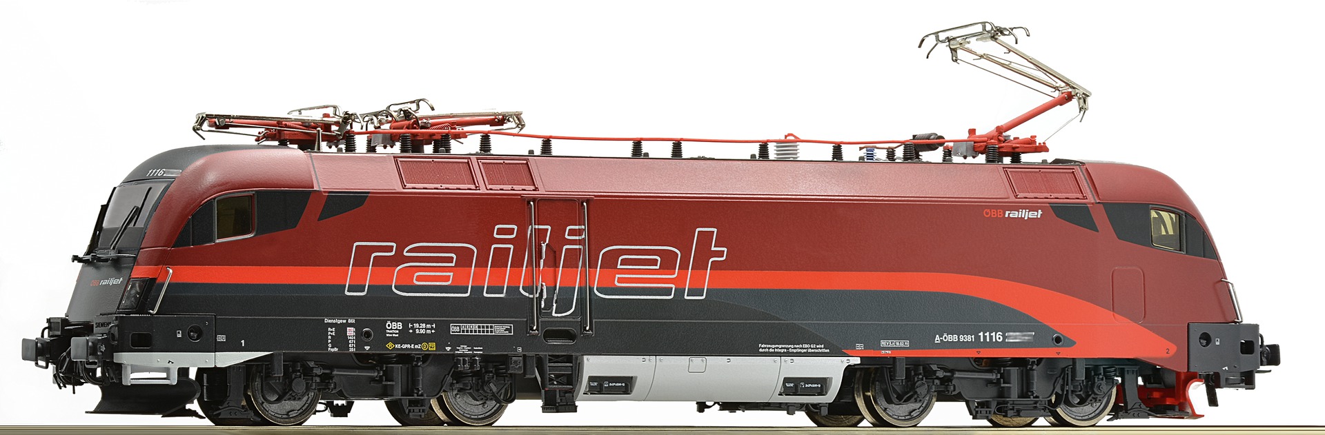Locomotiva electrica Taurus, "Railjet", OBB, Roco, scara H0 (1:87)